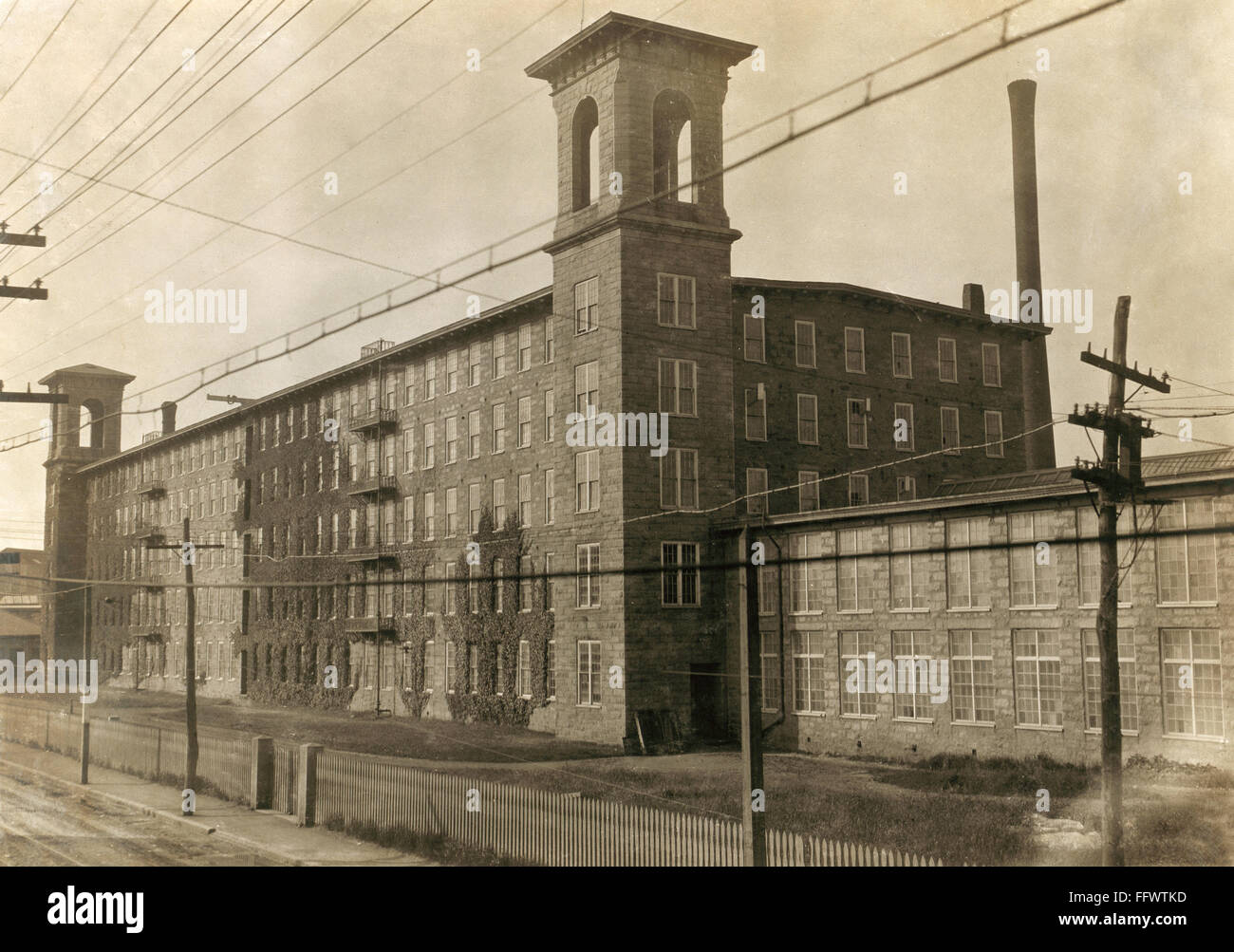 TEXTILE MILL, 1916. /nThe Richard P. Borden Mill in Fall River ...
