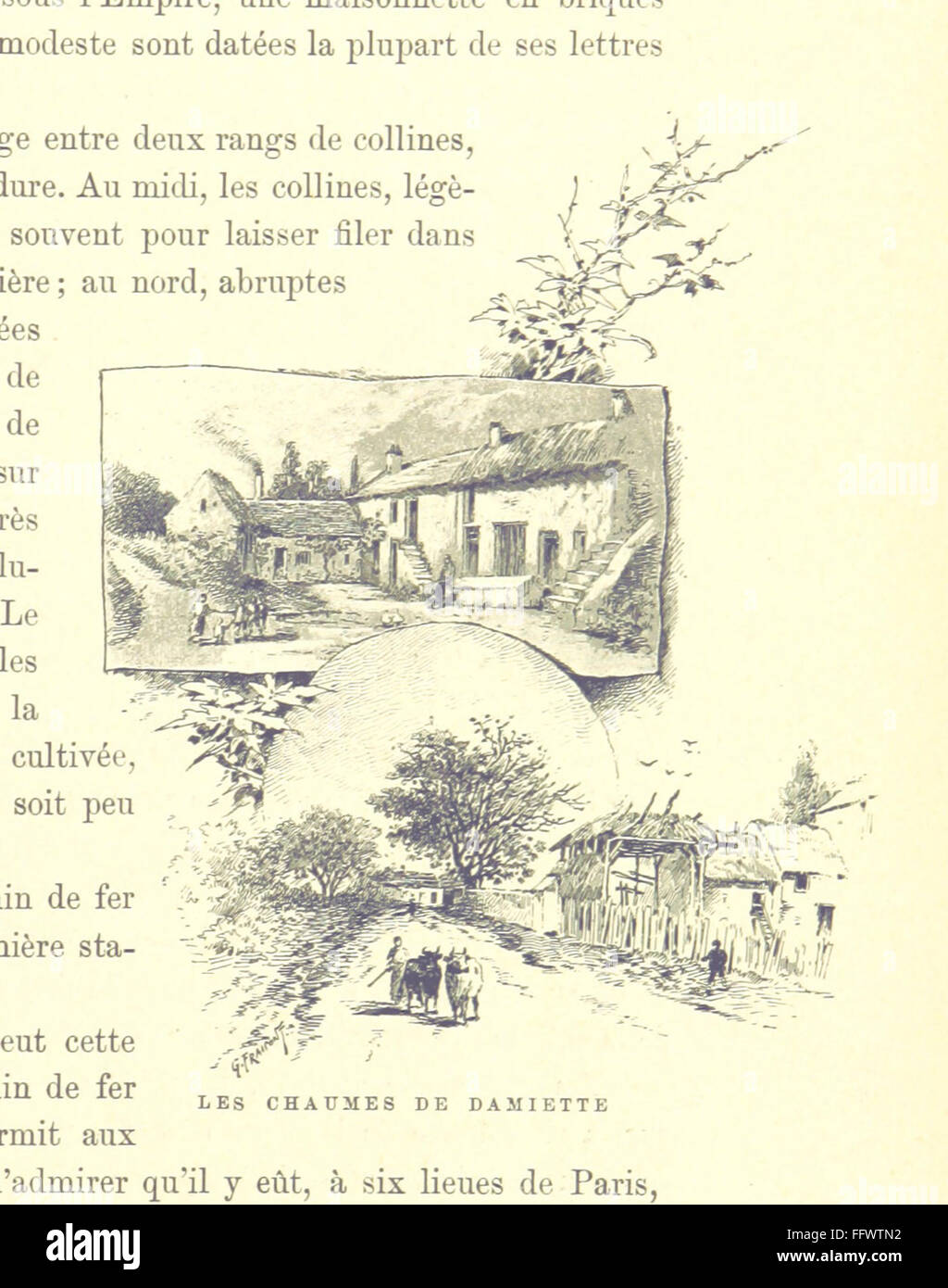 'Les Environs de Paris' is a vintage book illustrating the areas ...