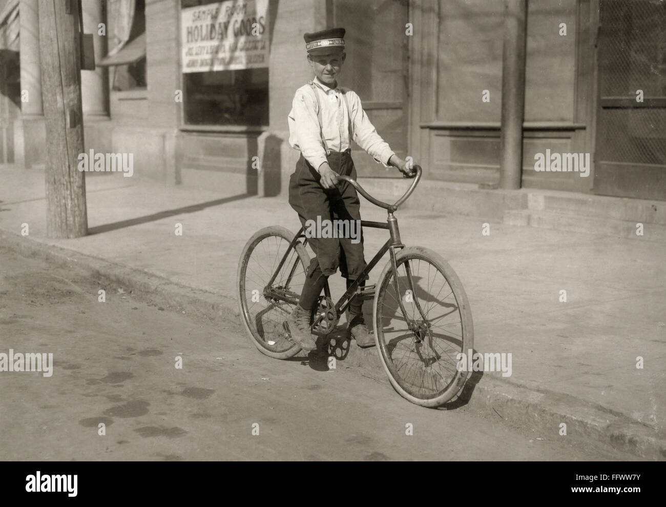 WESTERN UNION MESSENGER. /nA fourteen-year-old messenger boy for ...