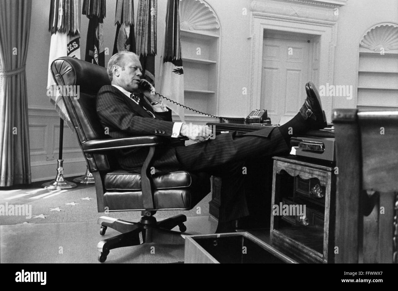 GERALD FORD (1913-2006). /n38th President of the United States ...