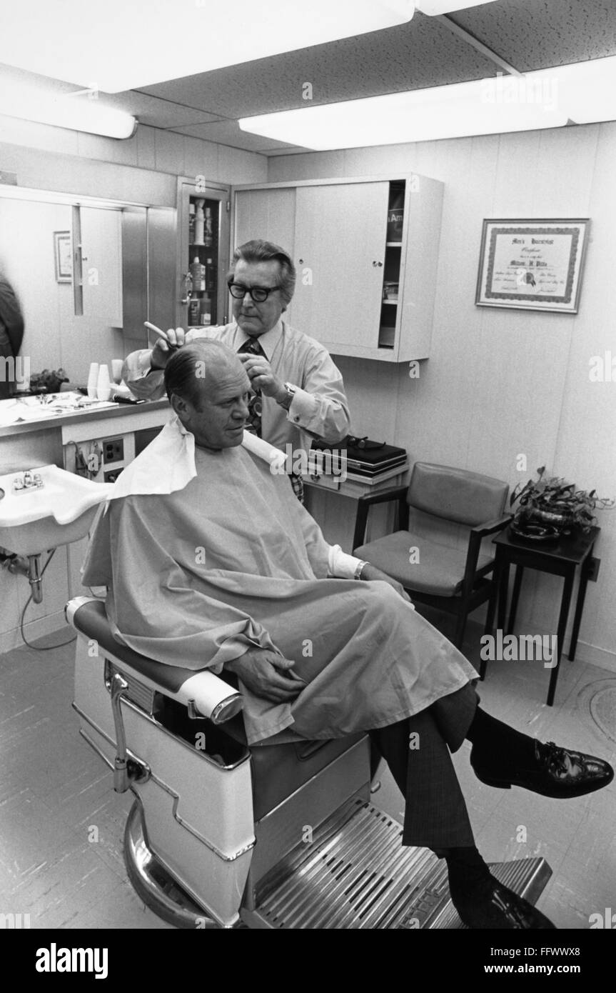 GERALD FORD (1913-2006). /n38th President of the United States. Getting ...