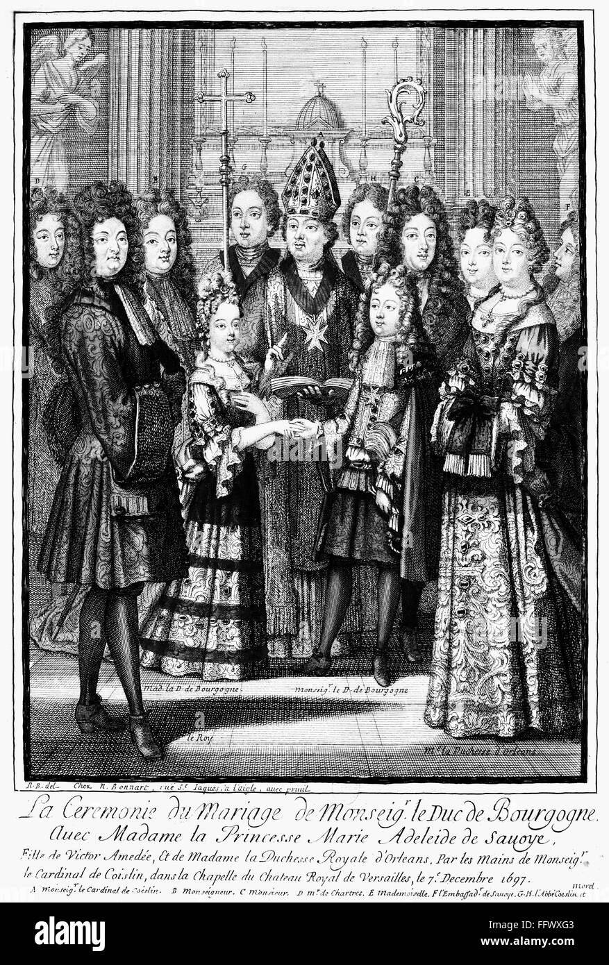 FRANCE: ROYAL WEDDING. /nThe wedding of Louis, Duke of Burgundy, and ...
