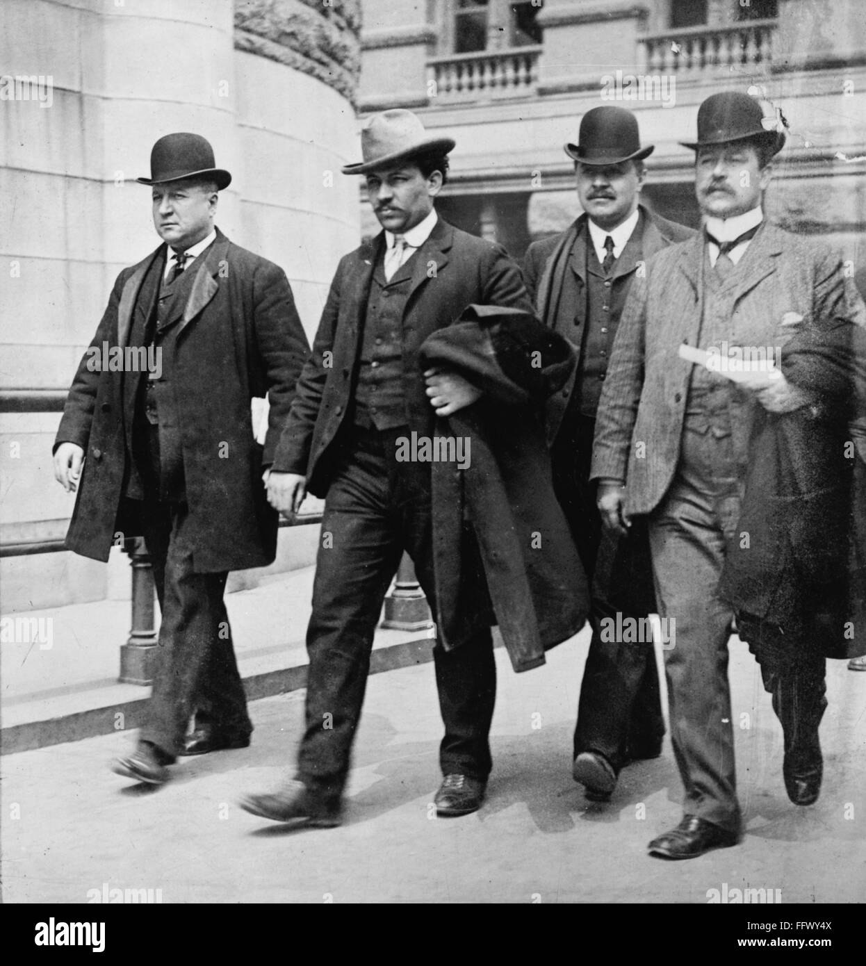 PETTO ARREST, 1903. /nDetective Giuseppe 'Joe' Petrosino (left) with ...