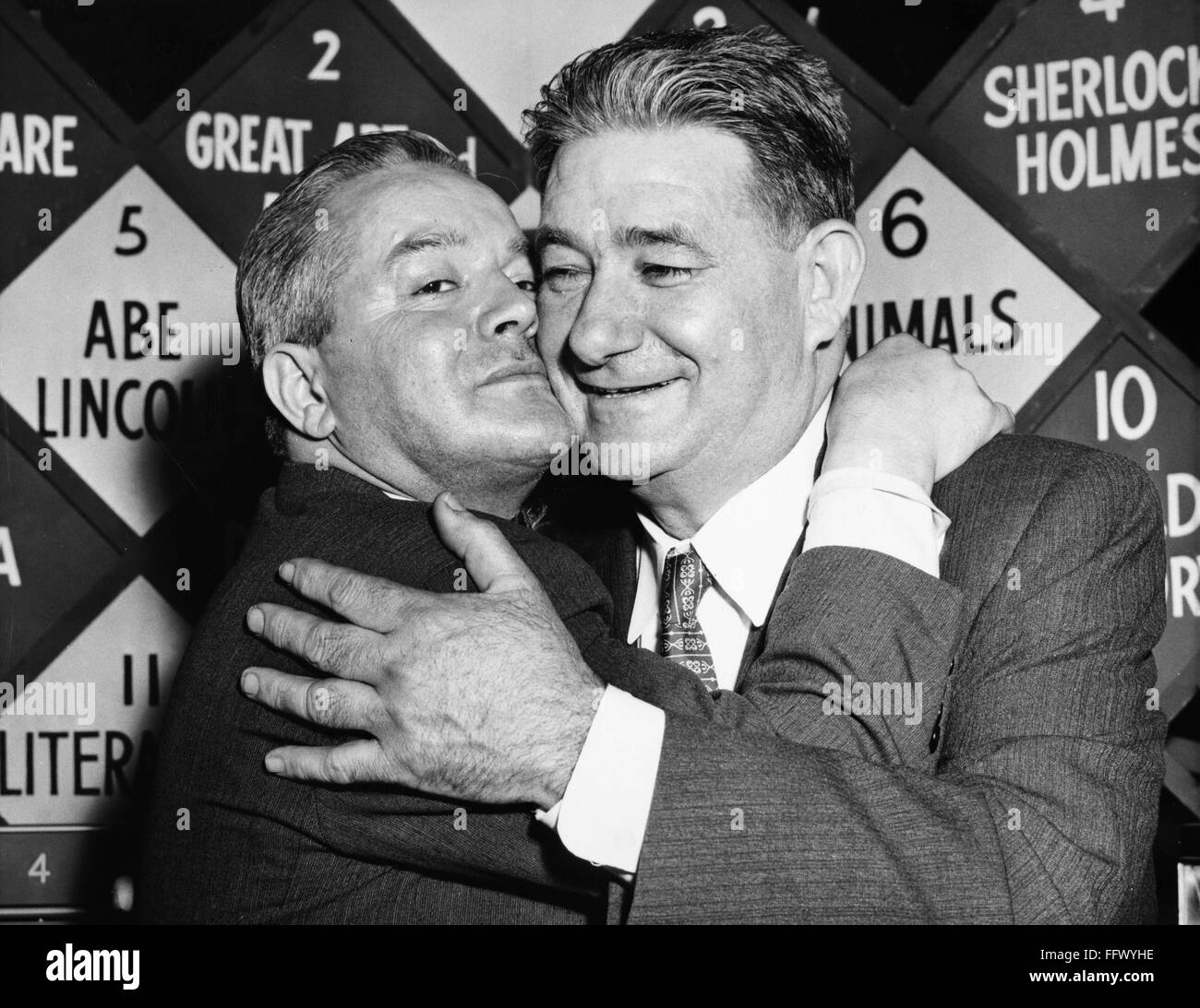 $64,000 QUESTION, 1956. /nGino Prato, left, and Michael Della Rocca ...