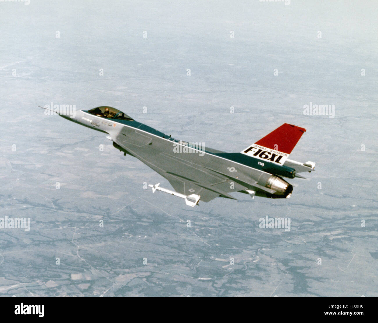 F-16 FIGHTING FALCON, 1982. /nThe prototype F-16XL Fighting Falcon aircraft, developed by ...