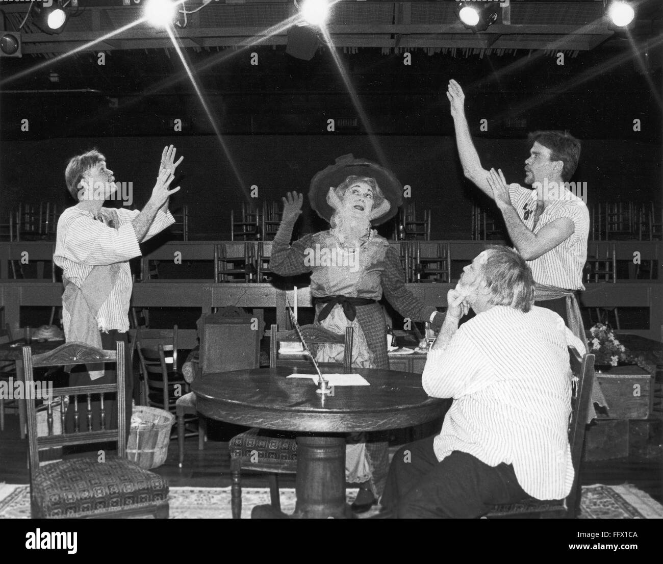 THEATER: MY THREE ANGELS. /nScene from the original Broadway production ...