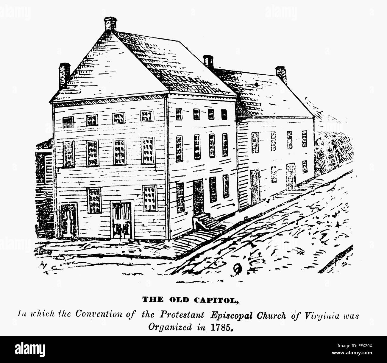RICHMOND: FIRST CAPITOL. /nThe 'Old Capitol,' which from 1780 to 1785 ...