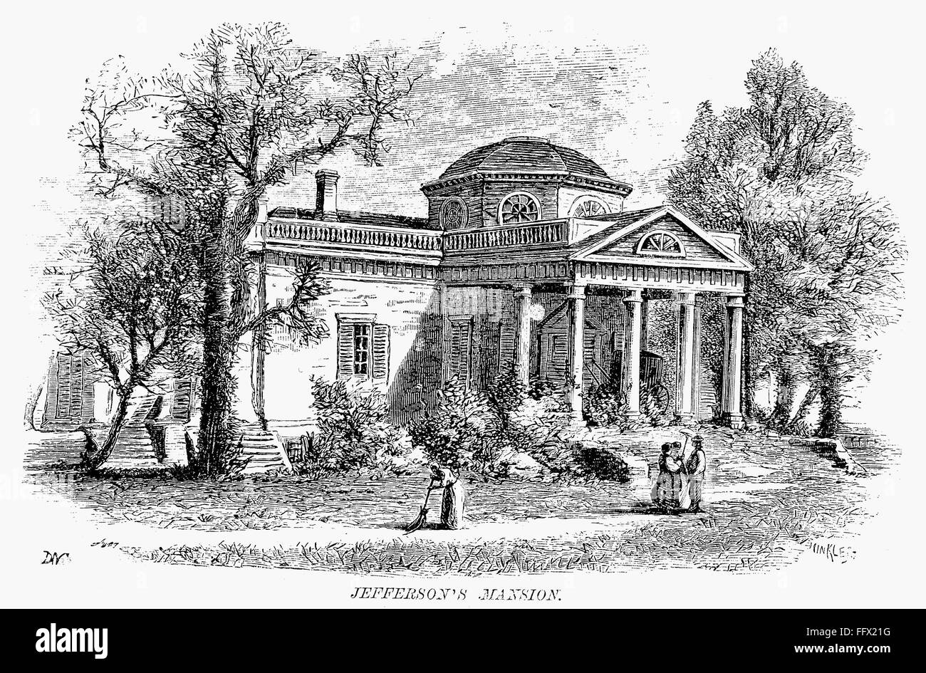 JEFFERSON: MONTICELLO. /nMonticello, the home of Thomas Jefferson on ...