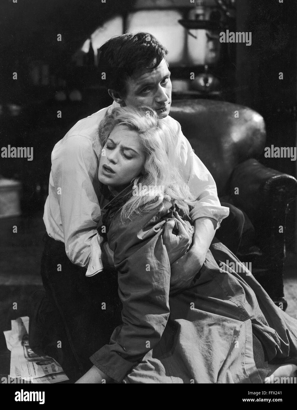LOOK BACK IN ANGER, 1956. /nKenneth Haigh and Mary Ure in the original ...