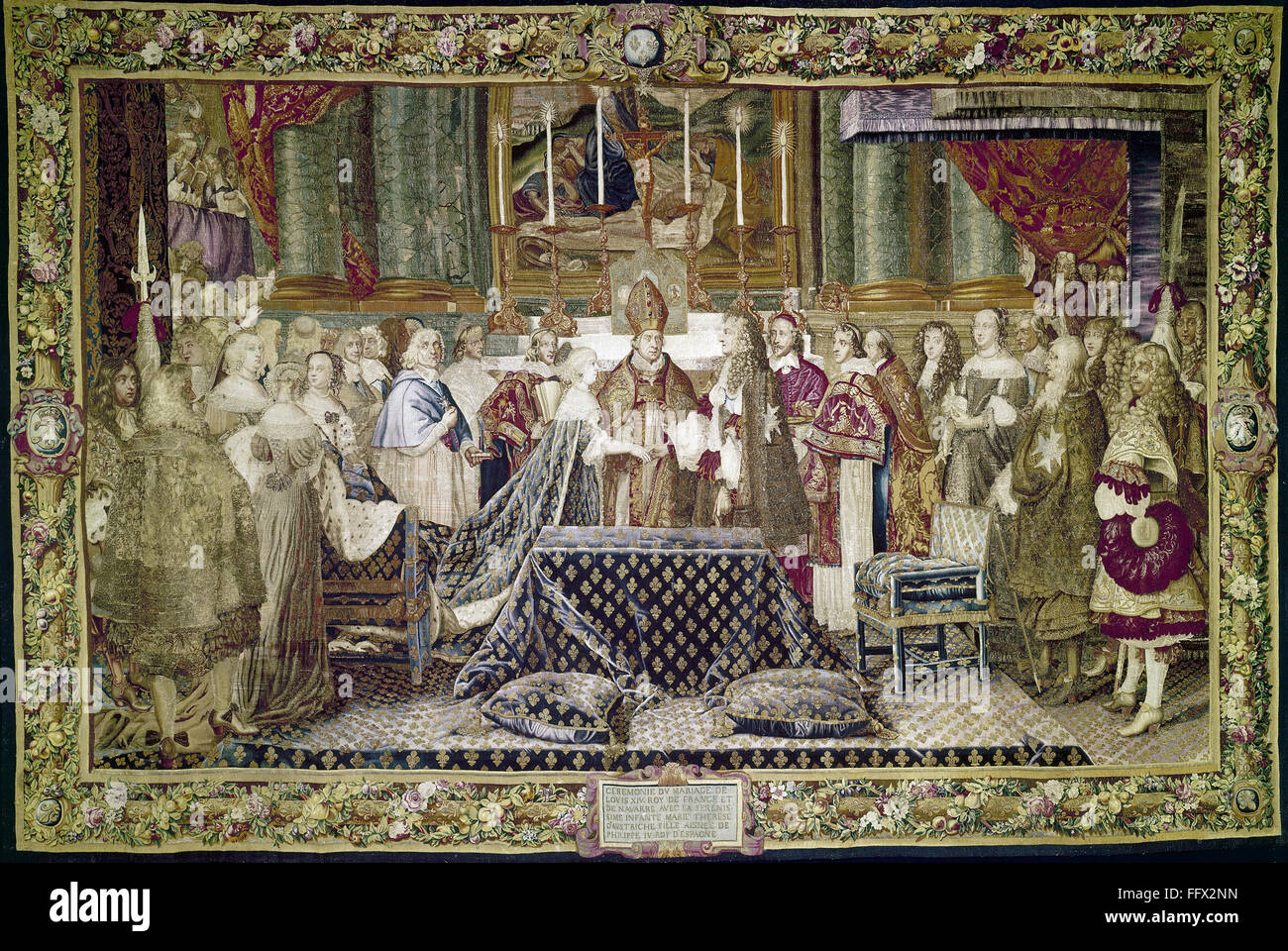 LOUIS XIV (1638-1715). /nKing of France, 1643-1715. The wedding of ...