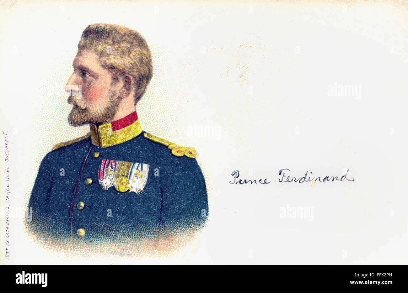 FERDINAND I (1865-1927). /nKing of Romania, 1914-1927. Romanian ...