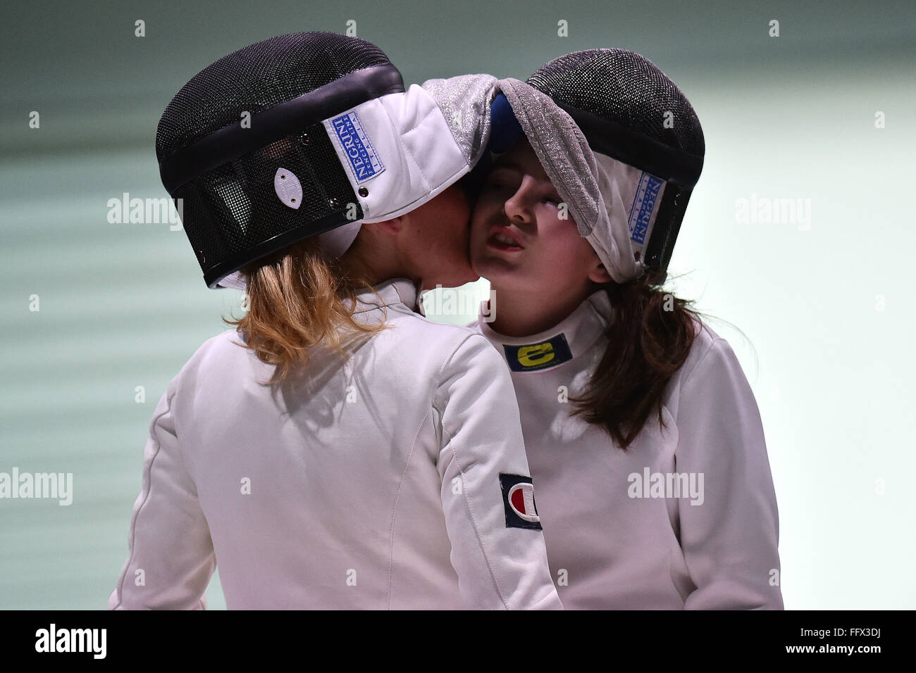 Rome, Italy. 17th Feb, 2016. Diana Bianchedi ( spalle ) e la figlia ...