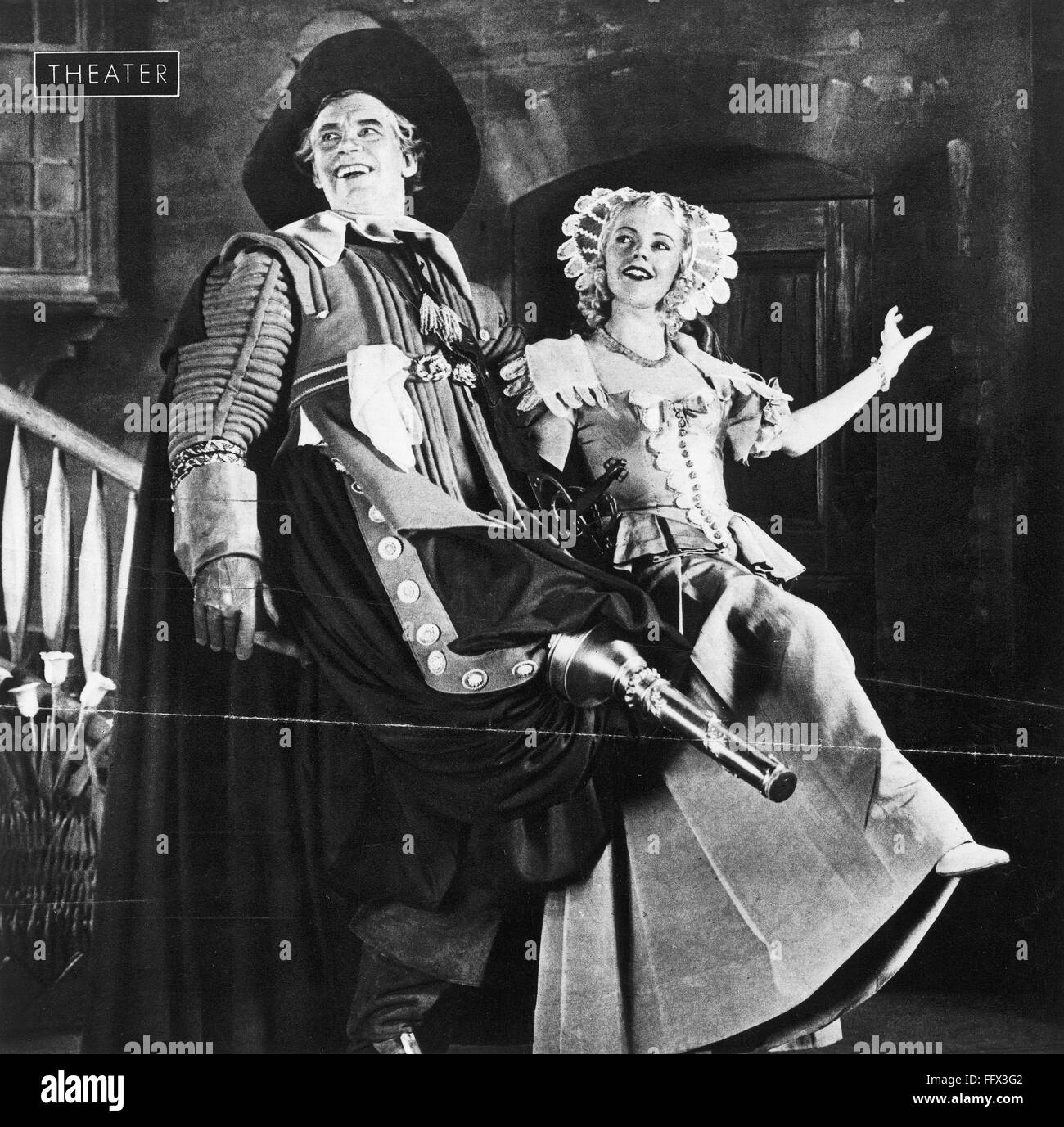 KNICKERBOCKER HOLIDAY. /nPeter Stuyvesant kicking up his peg leg in the ...