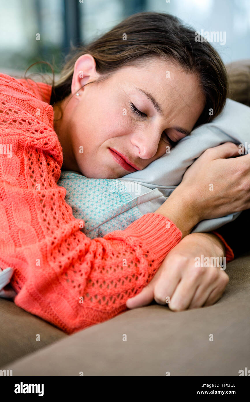 sleeping woman taking a nap Stock Photo - Alamy