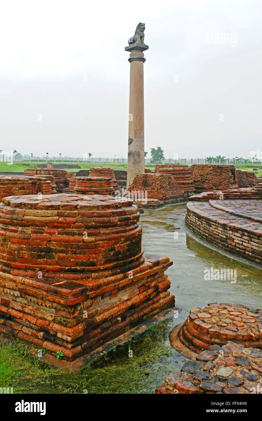 Ashoka pillar , Kolhua , Vaishali , Bihar , India Stock Photo - Alamy Ashoka pillar , Kolhua , Vaishali , Bihar , India Stock Photo - Alamy
