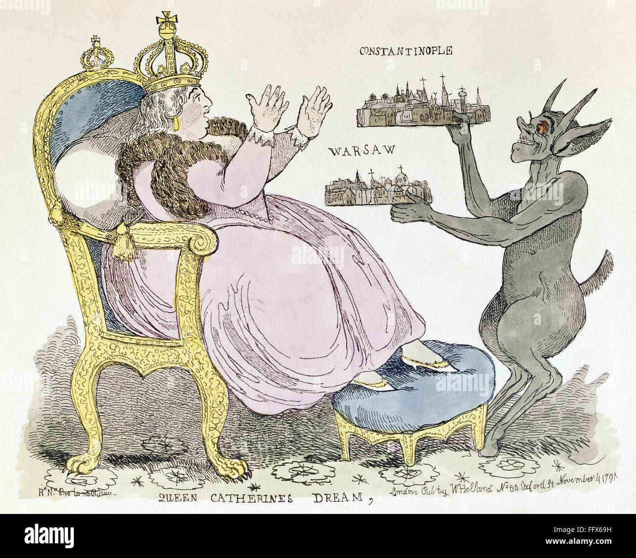 CATHERINE II OF RUSSIA /n(1729-1796). Empress of Russia, 1762-1796 ...