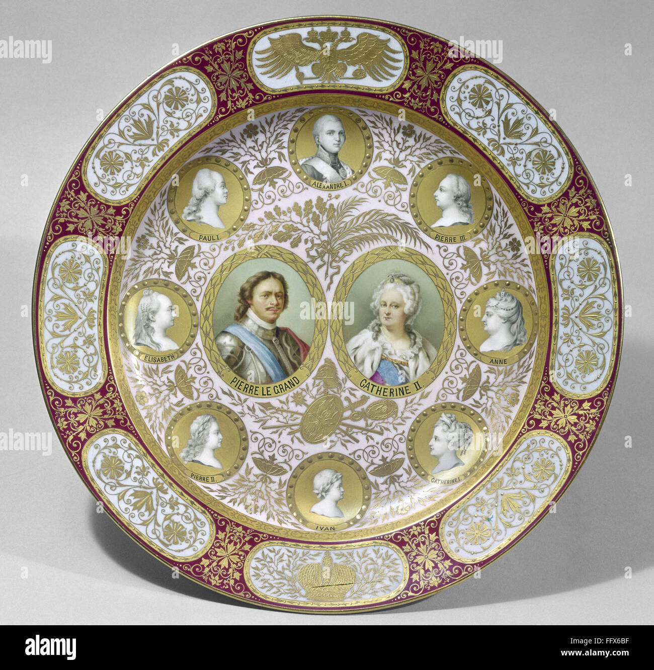 RUSSIA: ROMANOVS. /nPeter the Great and Catherine II are featured at ...