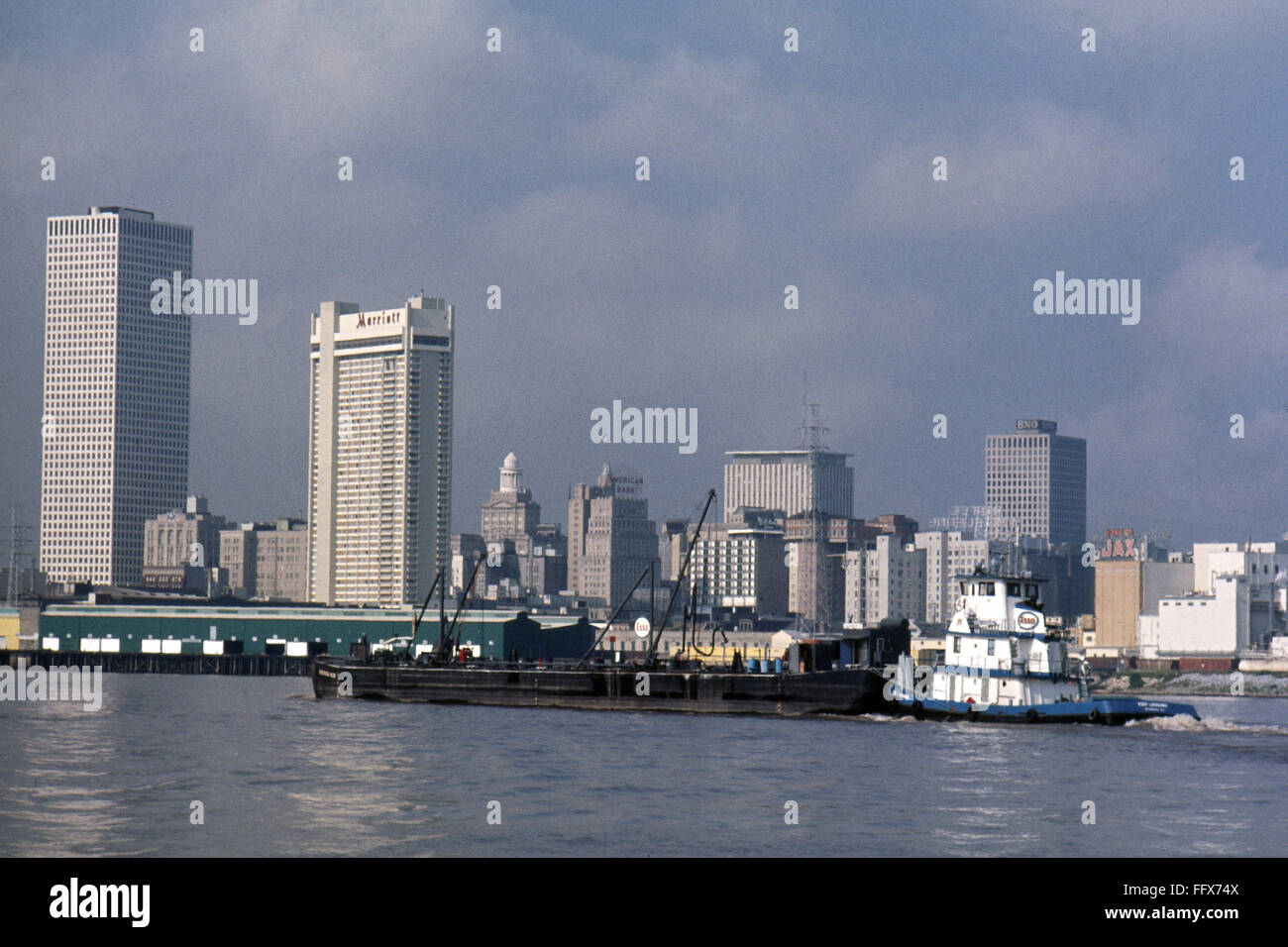 NEW ORLEANS: WATERFRONT. /nA view of the Central Business District and ...
