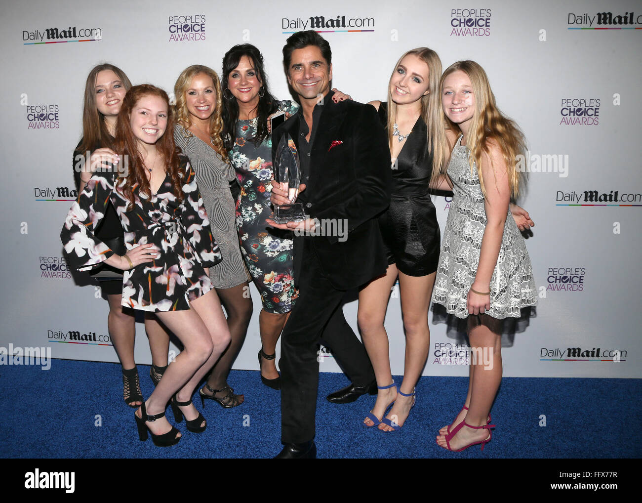 John stamos and family hi-res stock photography and images - Alamy