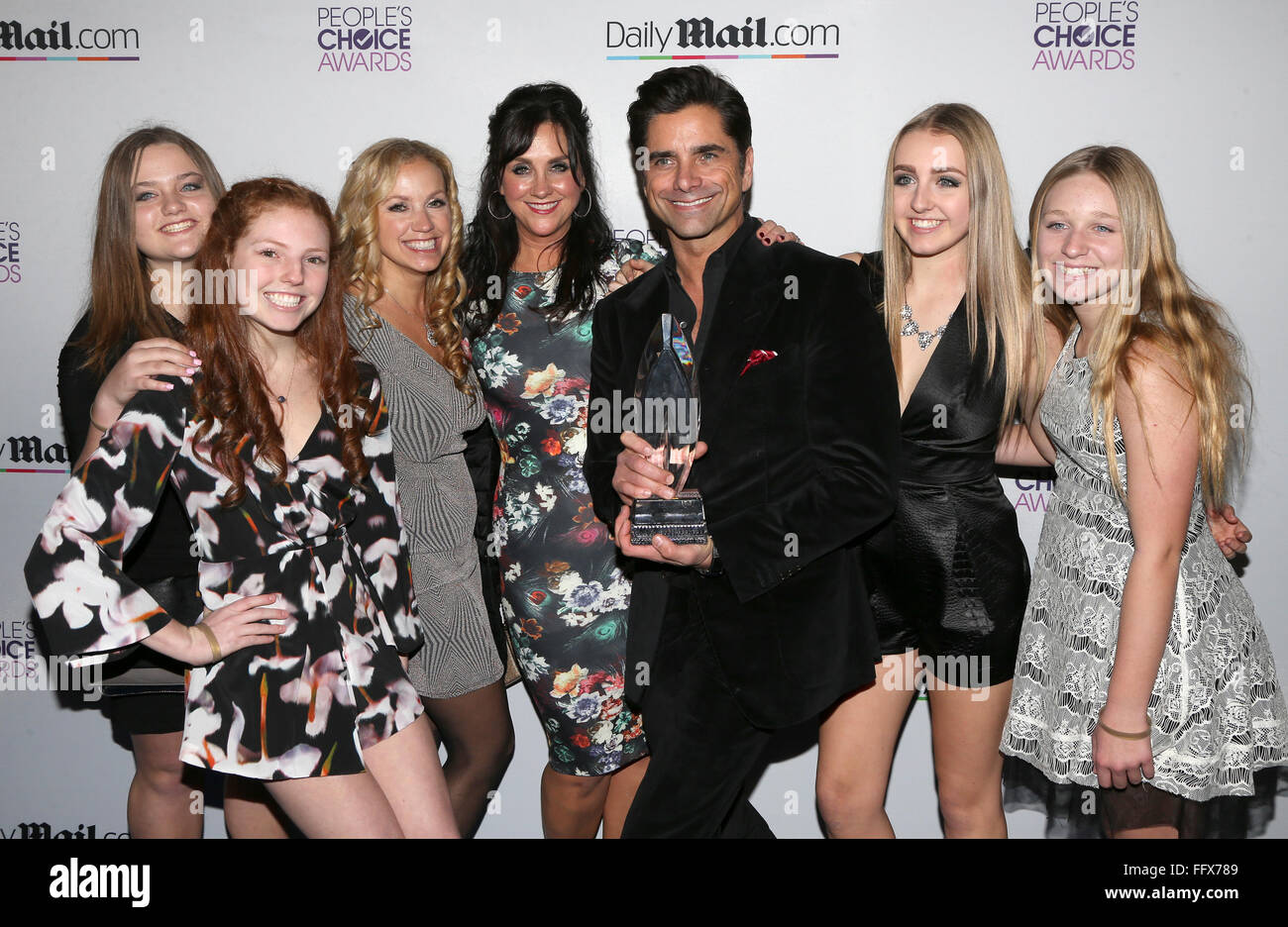 John stamos and family hi-res stock photography and images - Alamy
