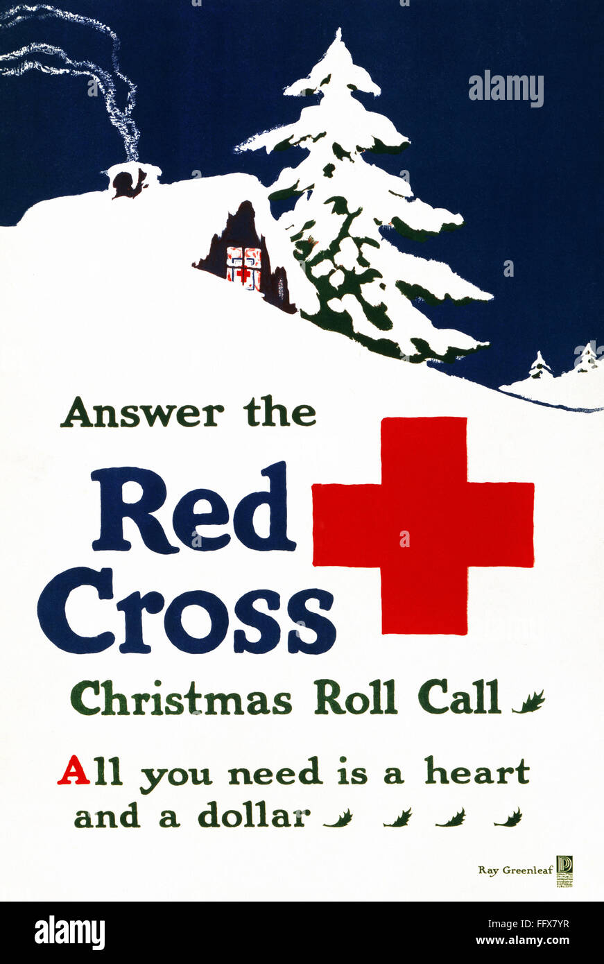 RED CROSS POSTER, c1915. /nAmerican Red Cross campaign poster during ...