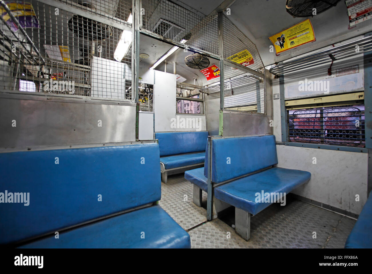 Trains Railways , Interior of central railway local train car Mumbai at ...