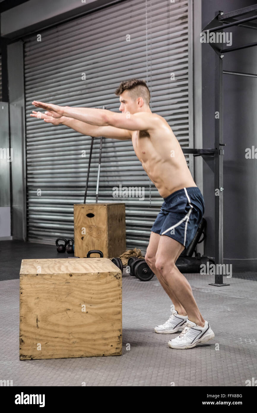 Squat Jump Box Stock Photos & Squat Jump Box Stock Images - Alamy