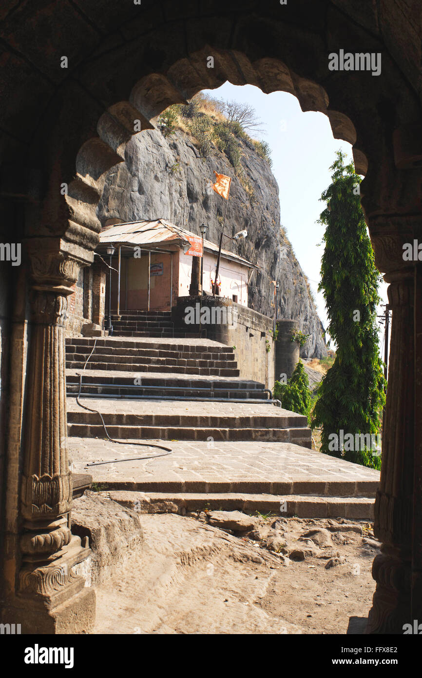 Heritage temple Shivai mandir at Shivneri Fort , Junnar Taluka Junnar ...