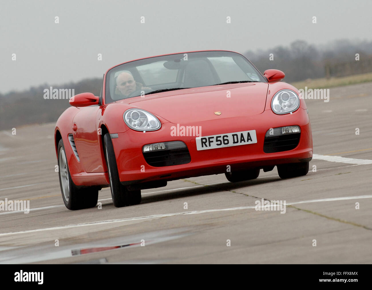 Red porsche boxster hi-res stock photography and images - Alamy