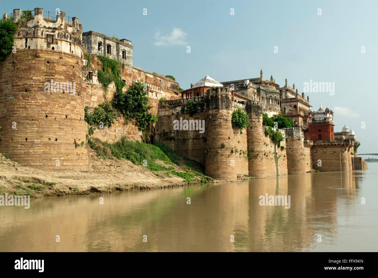 Ramnagar fort wall palace at Varanasi , Uttar Pradesh , India Stock ...