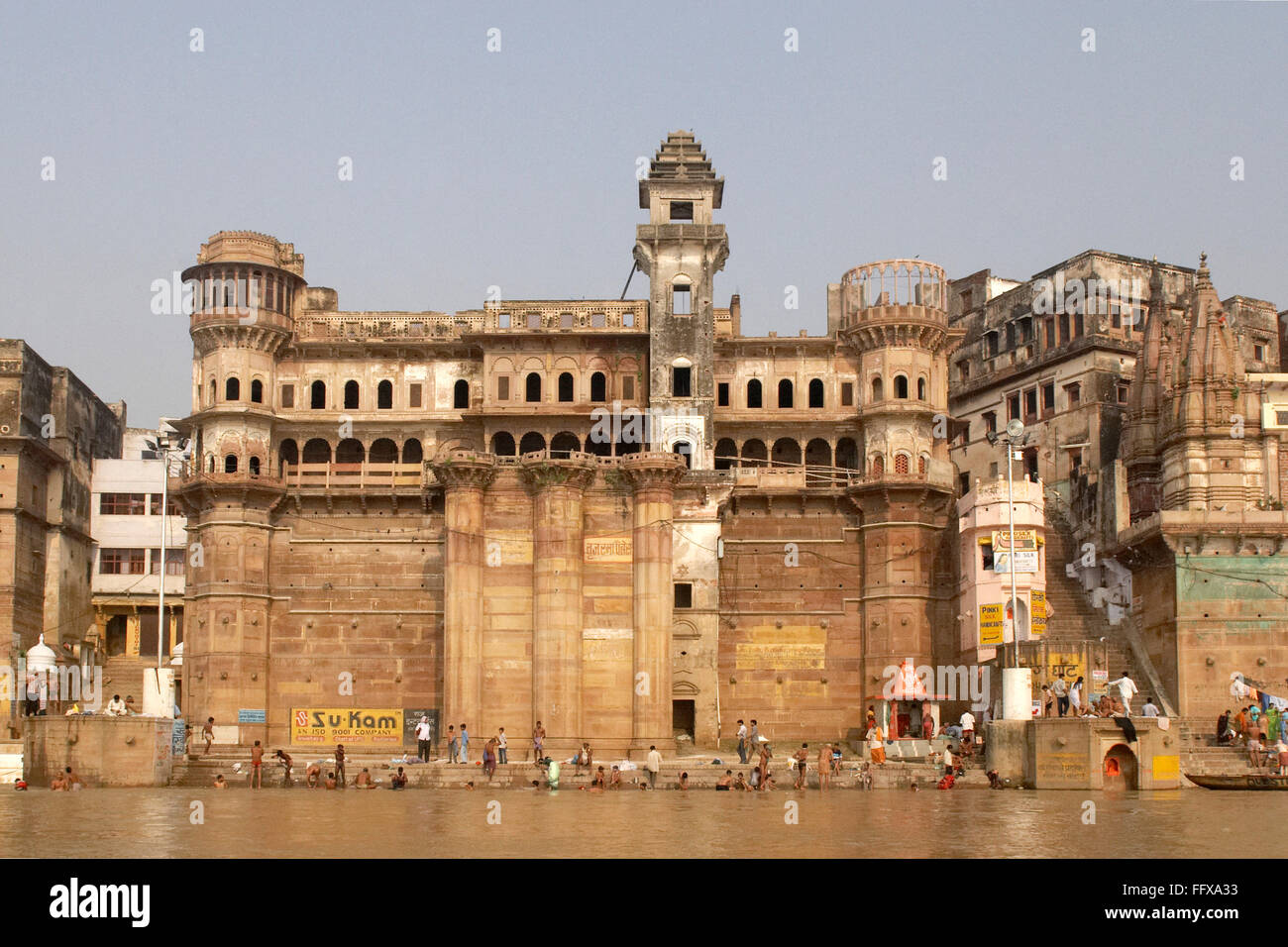 Darbhanga Ghat at Varanasi , Uttar Pradesh , India Stock Photo - Alamy
