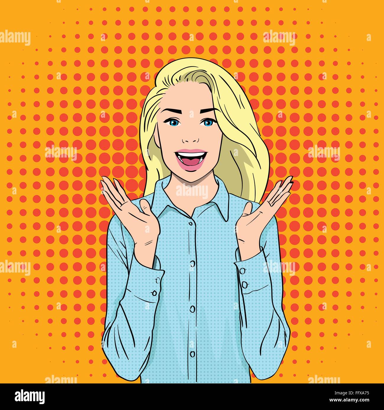 Smiling Pop Art