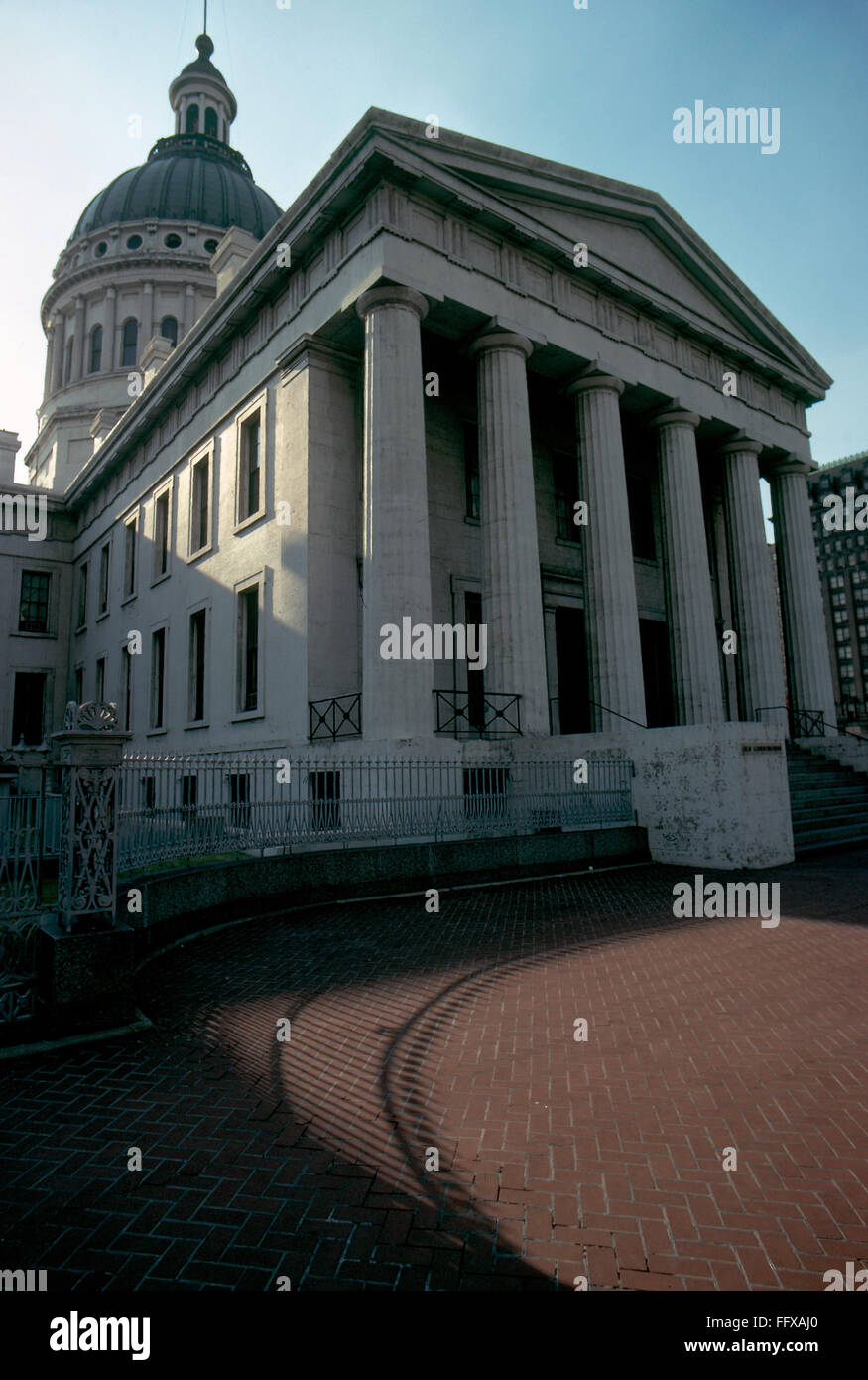 ST. LOUIS: OLD COURTHOUSE. /nA view of the Old Courthouse in St. Louis ...