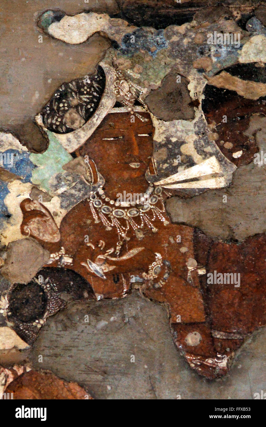 Ajanta cave painting , rock cut Buddhist cave monuments , Aurangabad ...
