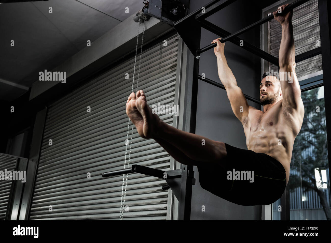 Pull Up Exercise High Resolution Stock Photography and Images - Alamy