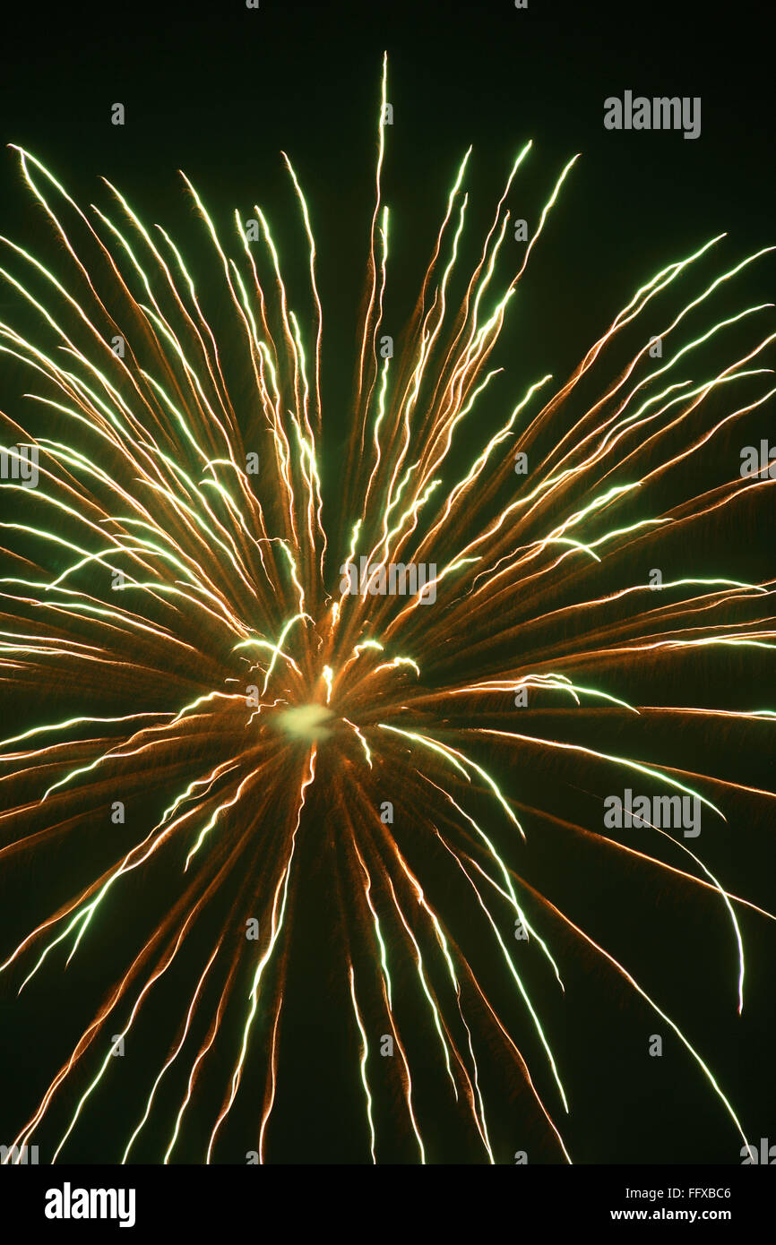 Fireworks display in the sky Stock Photo - Alamy
