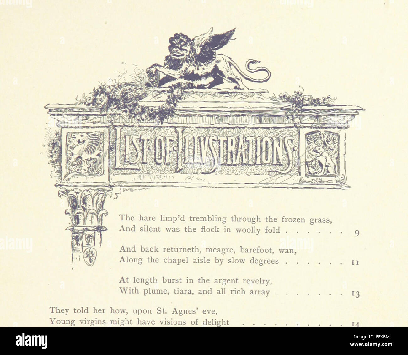 This illustrated edition of John Keats’ poem 'The Eve of St. Agnes ...