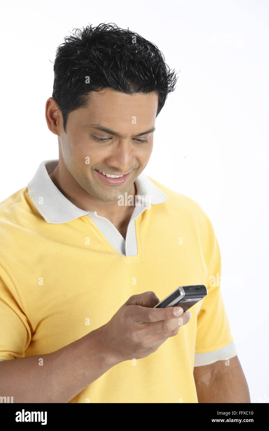 Mobile phone in right hand hi-res stock photography and images - Alamy