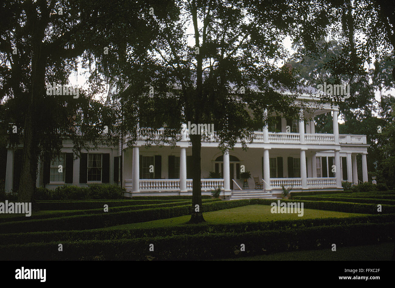 ROSEDOWN PLANTATION. /nA view of the main house at Rosedown Plantation ...