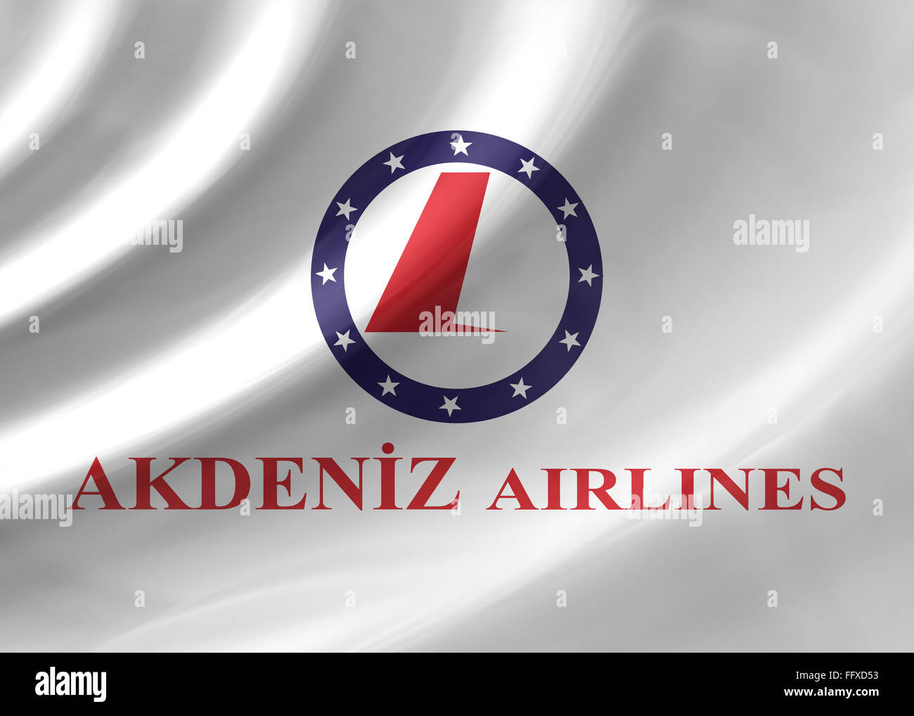 Akdeniz Airlines logo flag icon Stock Photo - Alamy