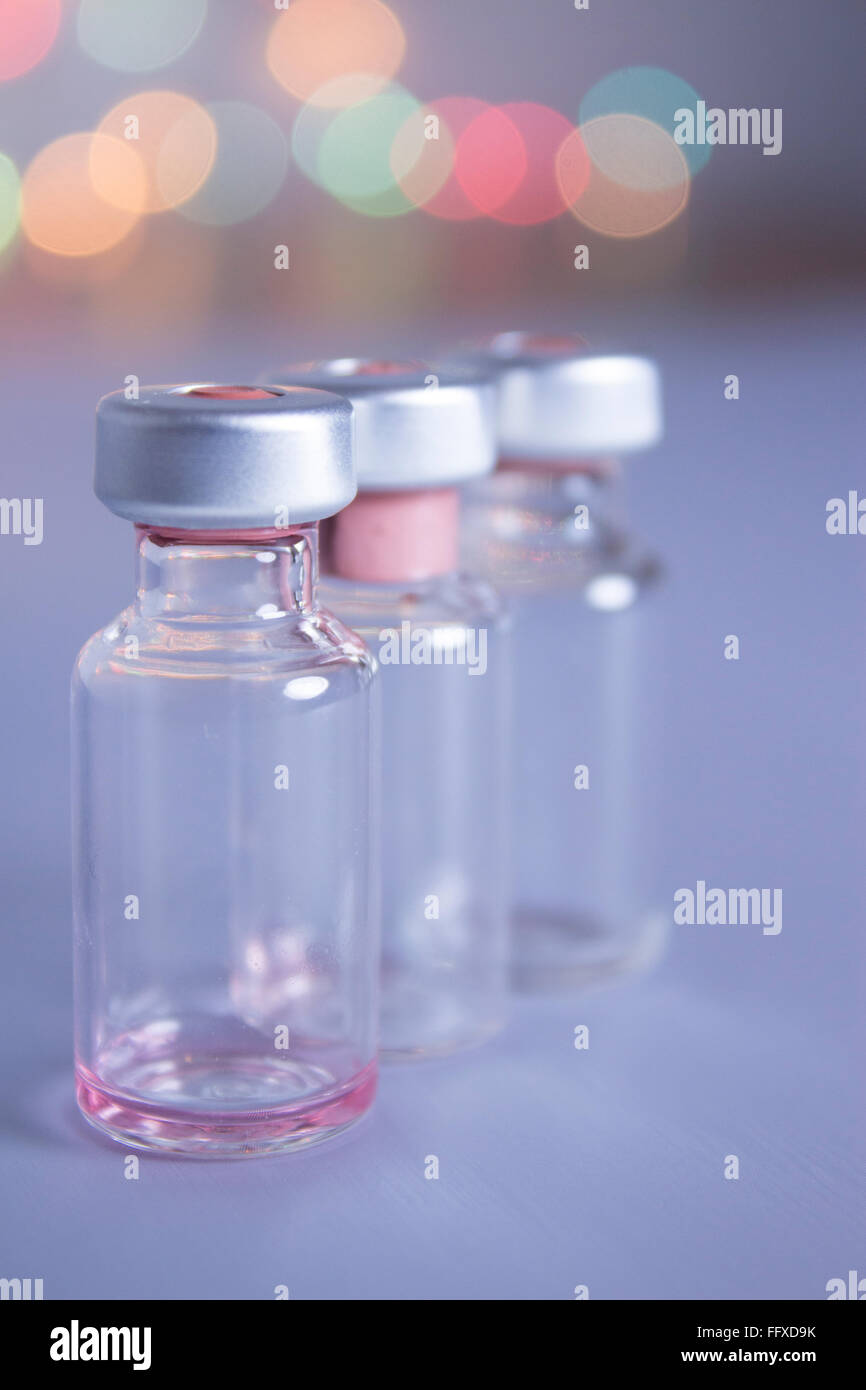 Background bouquet of empty medicine vials Stock Photo - Alamy