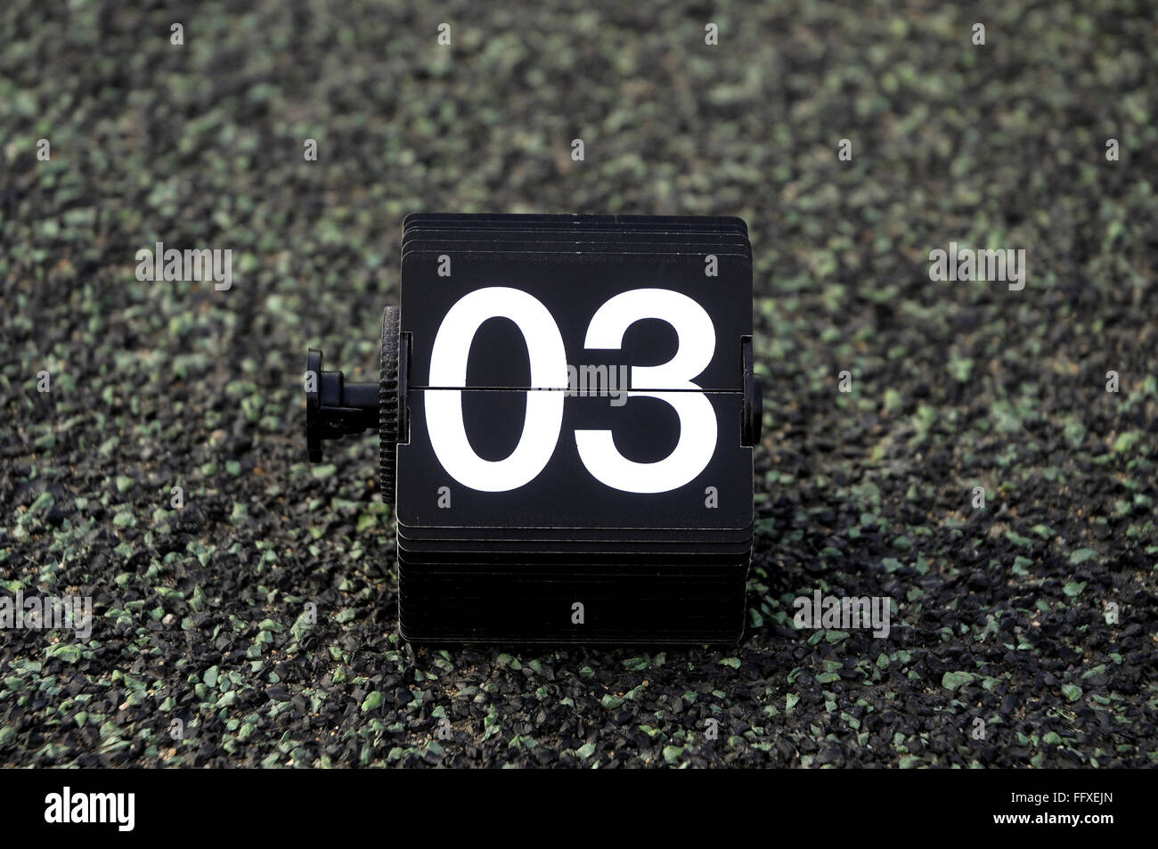 vintage number three 3 third Stock Photo - Alamy