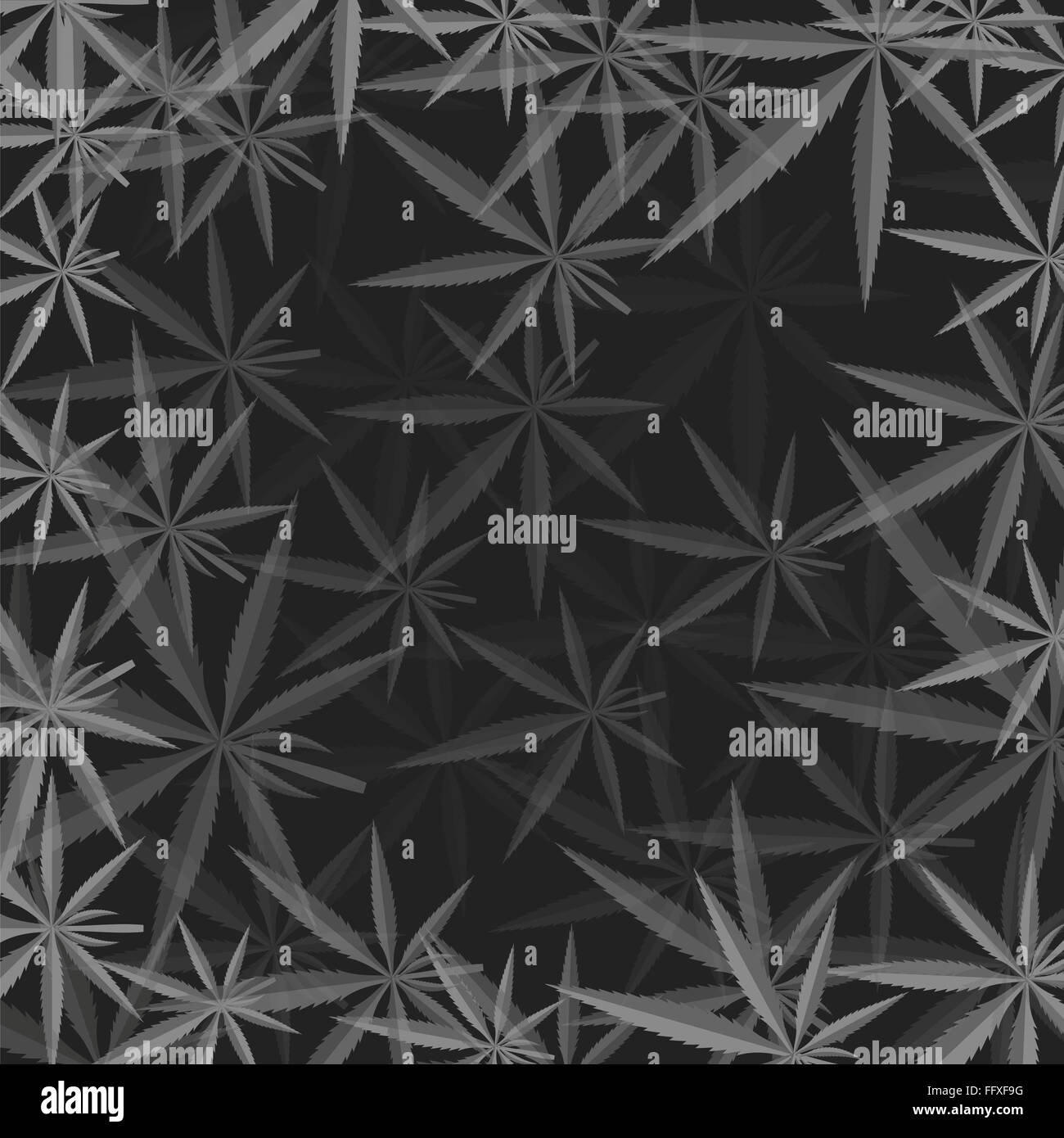 Cannabis leaf pattern Black and White Stock Photos & Images - Alamy