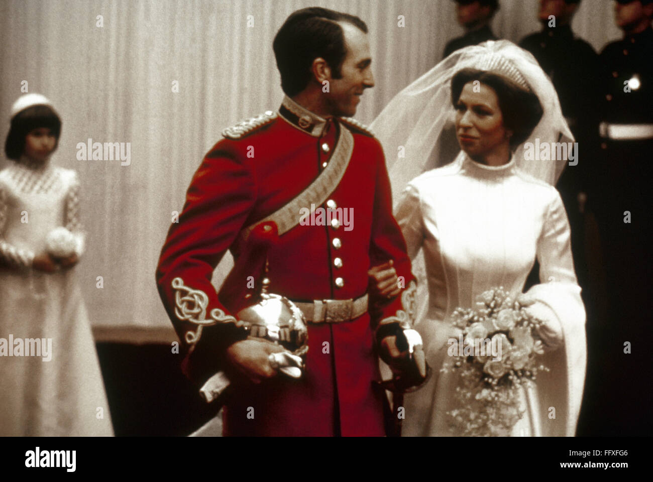 ROYAL WEDDING, 1973. /nPrincess Anne, daughter of Queen Elizabeth II of ...