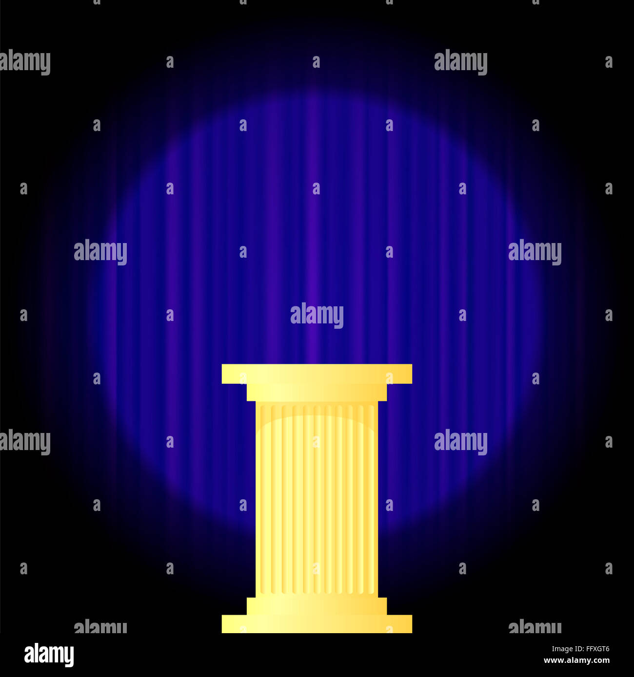 Yellow ancient column icon isolated hi-res stock photography and images ...