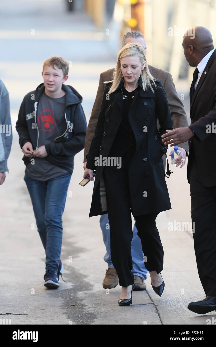 Cate Blanchett Seen Arriving With Her Family At The Abc Studios For