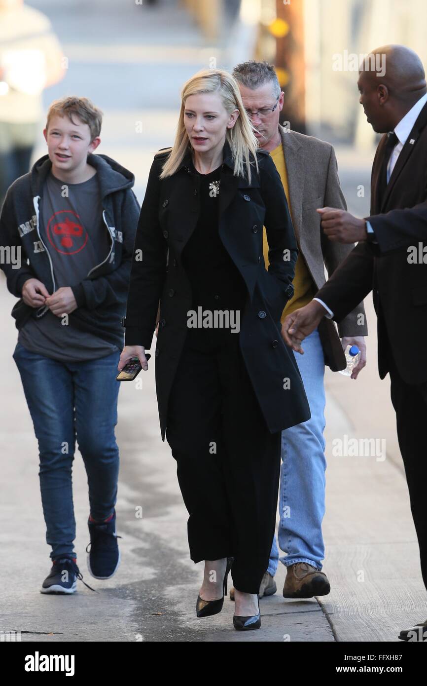 Cate Blanchett Seen Arriving With Her Family At The Abc Studios For