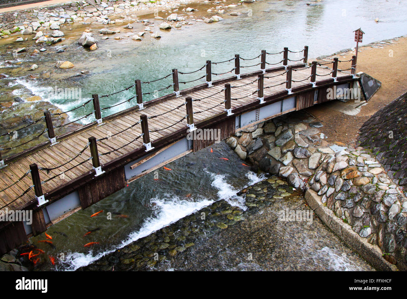 High footbridge safety hi-res stock photography and images - Alamy