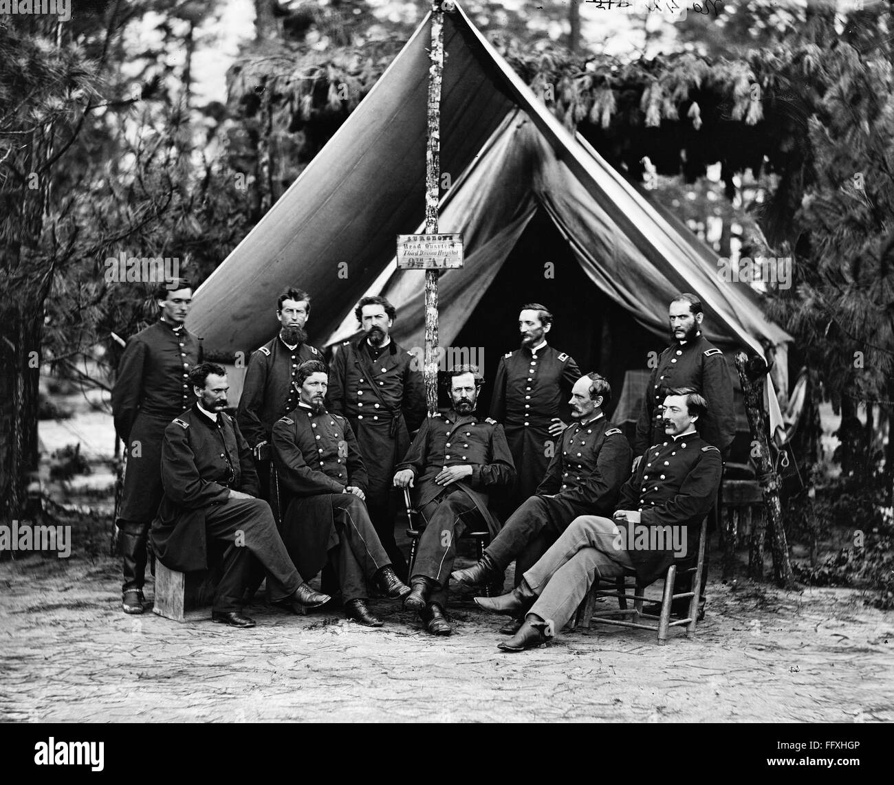 CIVIL WAR: SURGEONS, 1864. /nUnion Army surgeons of the 3rd Division ...