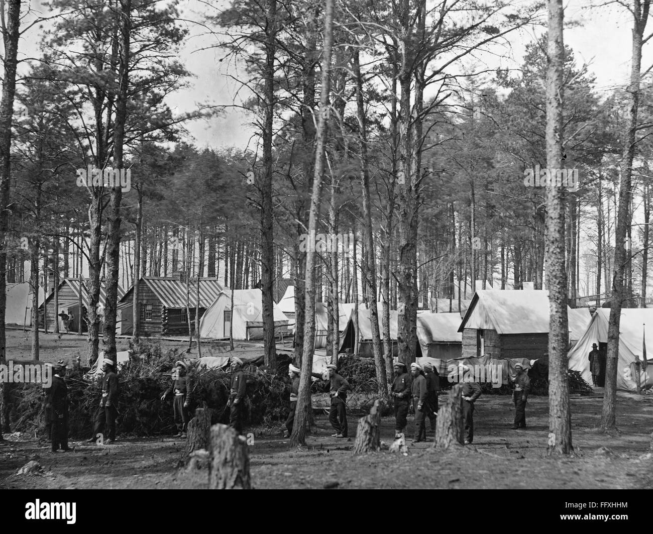CIVIL WAR: UNION CAMP, 1864. /nCamp of the Army of the Potomac at ...